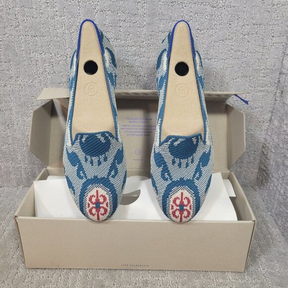 Rothy's | Shoes | Rothys The Loafer Moroccan Teal Round Toe Slip On ...